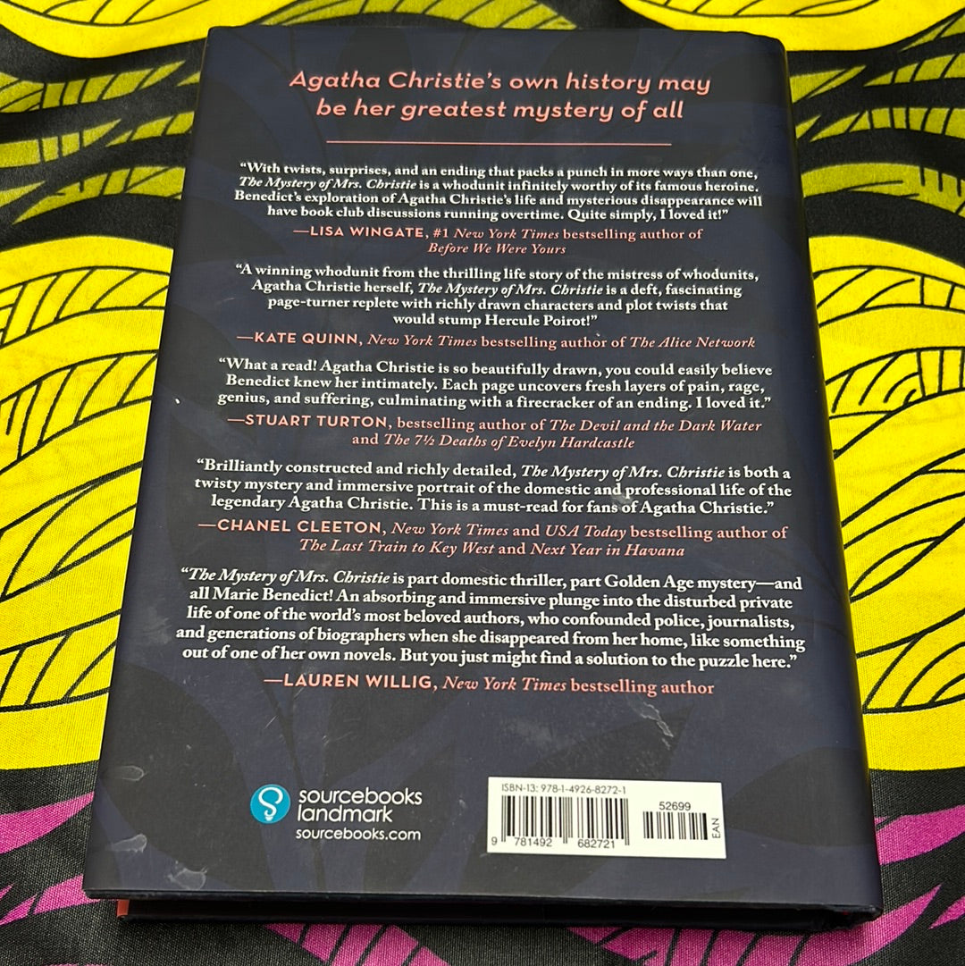 The Mystery of Mrs. Christie by Marie Benedict – Zambezi Joy Society