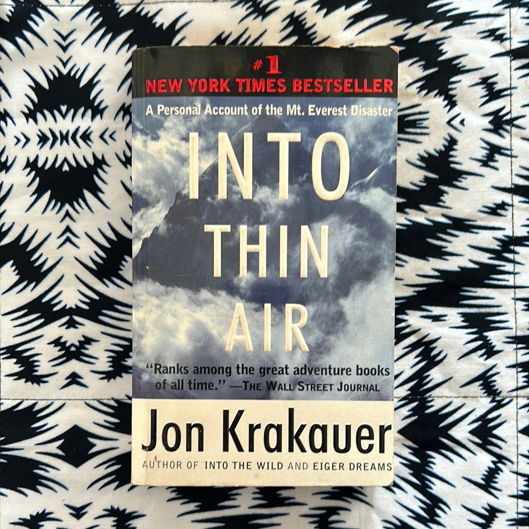 Into Thin Air by Jon Krakauer – Zambezi Joy Society