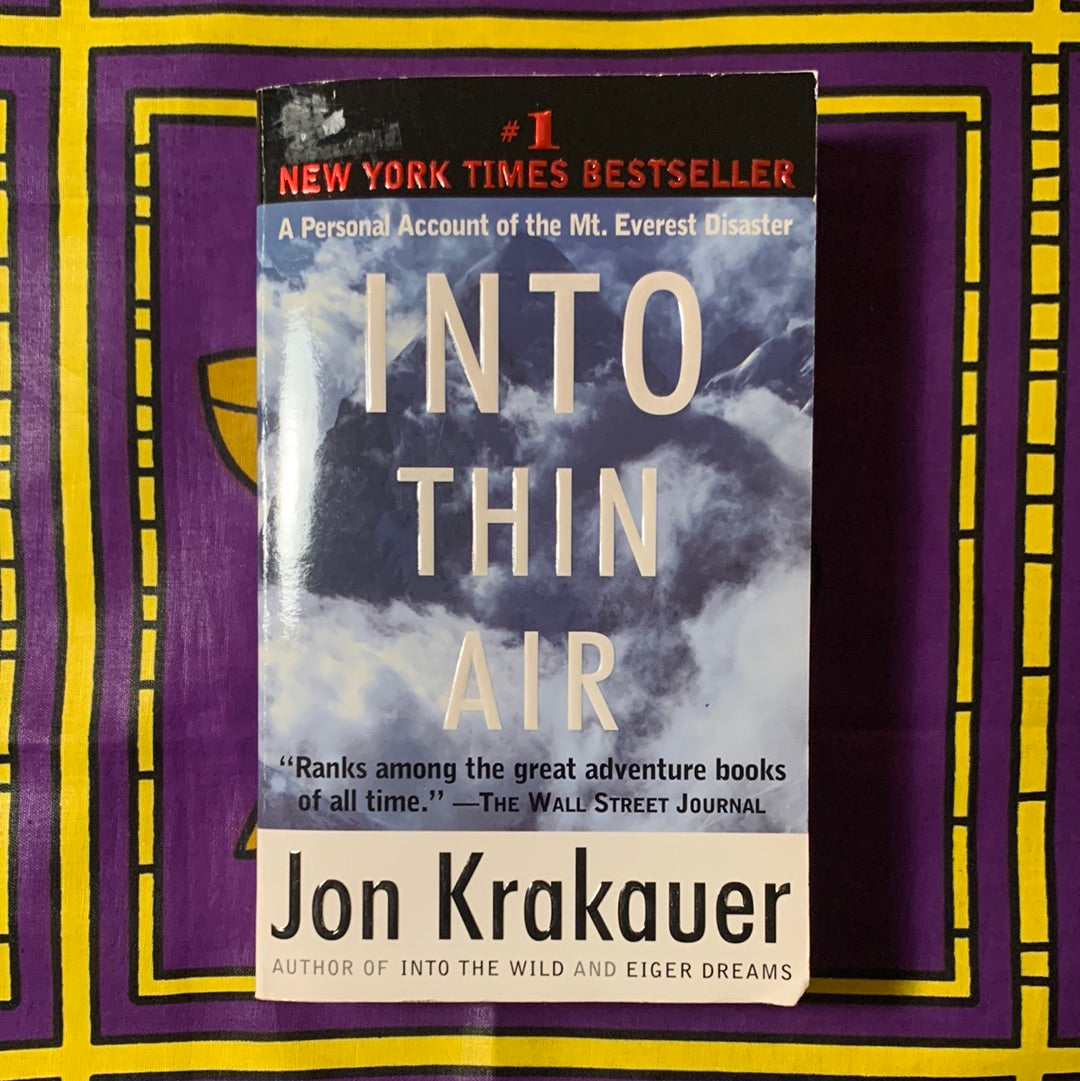 Into Thin Air by Jon Krakauer – Zambezi Joy Society